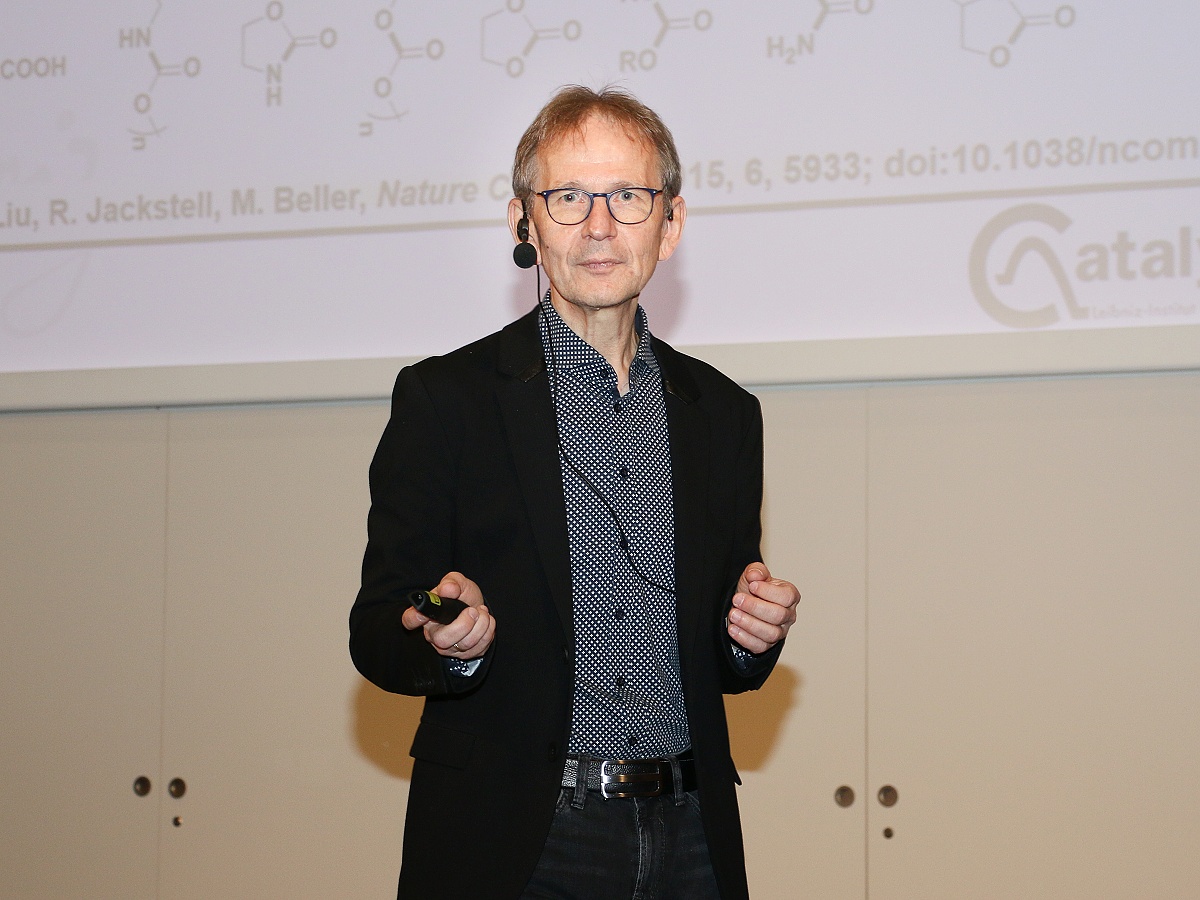 Prof. Matthias Beller – Regional Centre of Advanced Technologies and ...